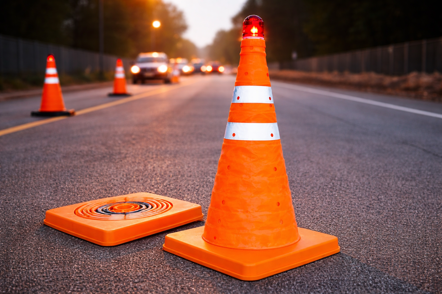 Reflective Collapsible Cones: Smarter Standard for Modern Road Safety
