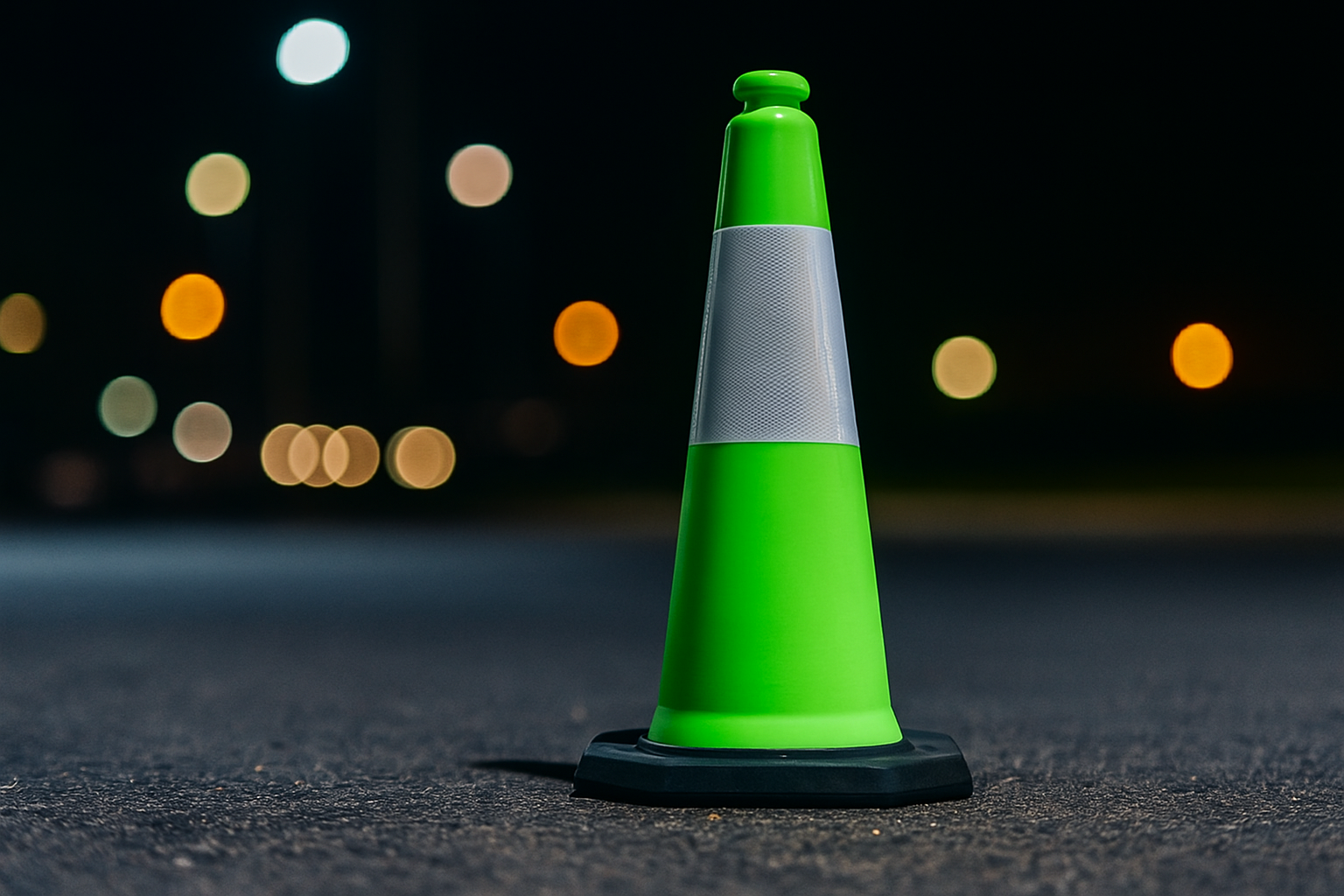 How Reflective Parking Traffic Cones Enhance Night-Time Safety