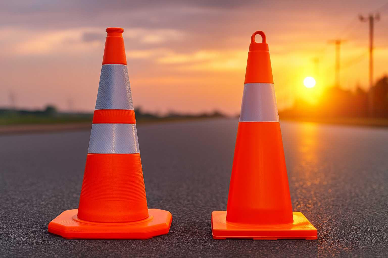 Standard vs Premium Traffic Pylons: Which Is Safer for UK Roads?