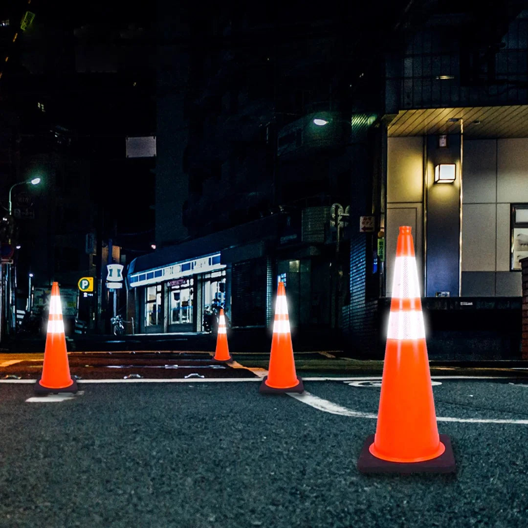Reflective Traffic Cones | High Visibility Road & Safety Cones UK